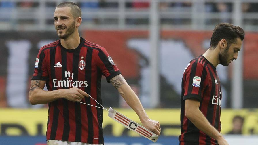 Milan-Genoa 0-0: Bonucci espulso con la Var,