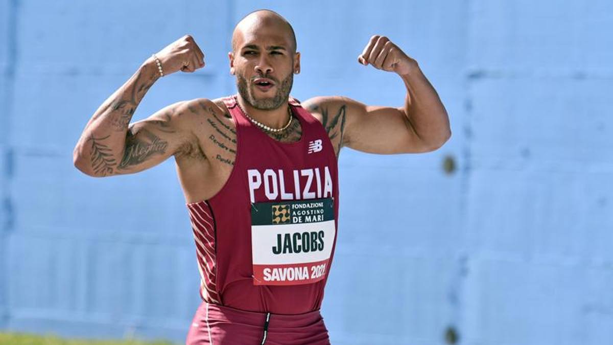 Atletica, Jacobs record italiano nei 100 metri - La Gazzetta dello Sport